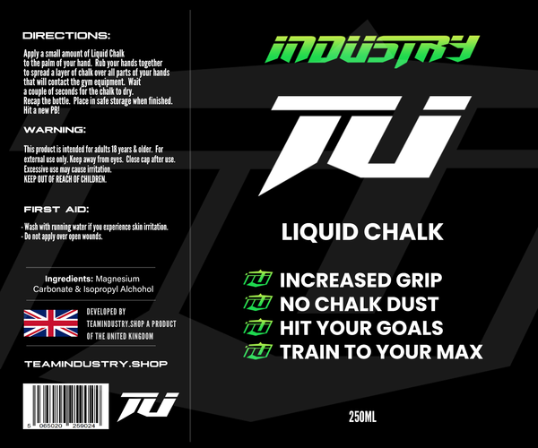 Team Industry Weight Training Liquid Chalk | Lifters Chalk - Team ...