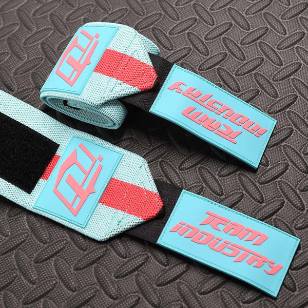 Team Industry Wrist Wraps - Teal - Team Industry UK